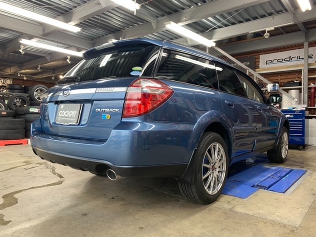 SUBARU OUTBACK [BPE] NGK premium RXスパークプラグ交換・ENDLESS M-SPORTS PLUS ブレーキ ...