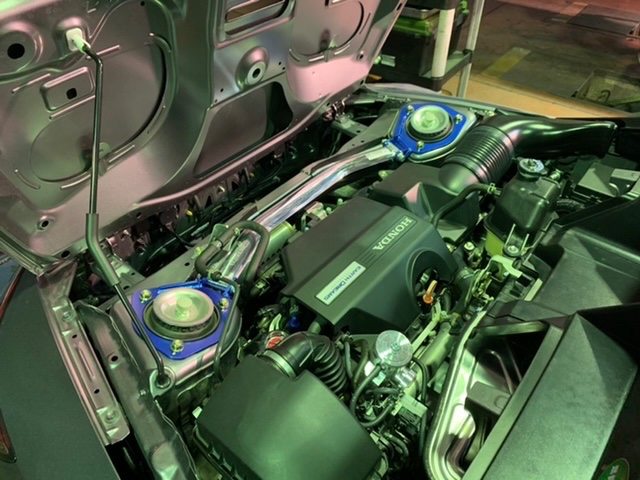 HONDA S660 [JW5] CUSCOパワーブレース各種取付・前後ストラットバー取付・前後スタビライザー取付・強化ピッチングストッパー取付・IGキャパシタ取付・ステンメッシュクラッチ ...