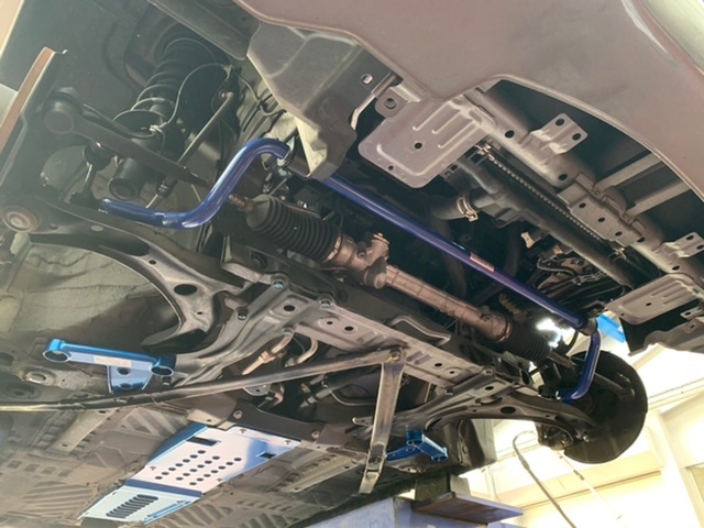 HONDA S660 [JW5] CUSCOパワーブレース各種取付・前後ストラットバー取付・前後スタビライザー取付・強化ピッチングストッパー取付・IGキャパシタ取付・ステンメッシュクラッチ ...