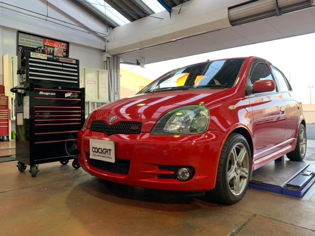 TOYOTA VITZ [NCP10] 車検整備 DIXCEL ブレーキパッド&ローター交換 | トヨタ ヴィッツ | スタッフ 日記 ...