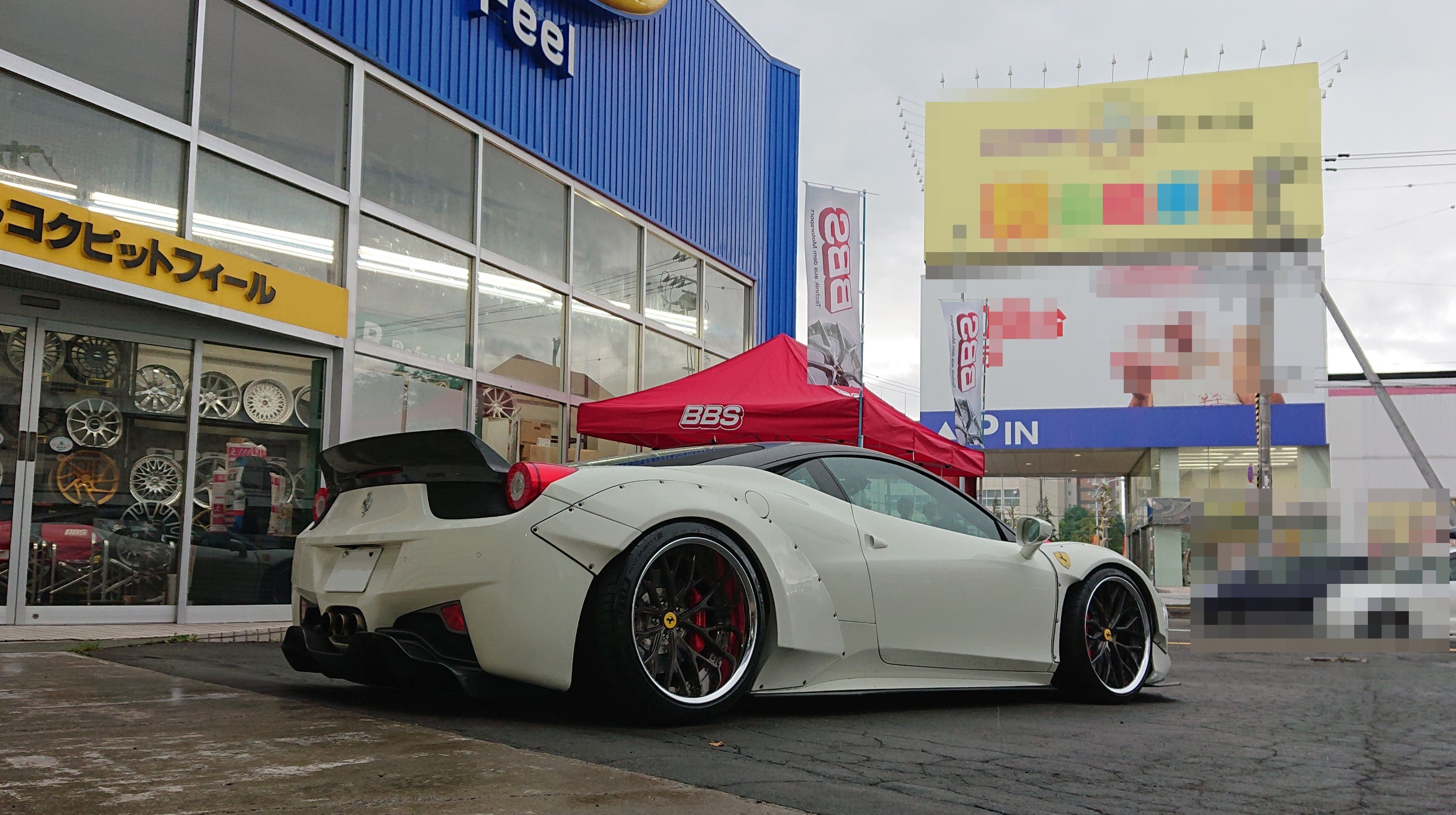 HYPER FORGED（ハイパーフォージド）HF-LMC & サンダーボルト ジャパン ClubSport Stud Conversion for Ferrari の取付け作業 ...