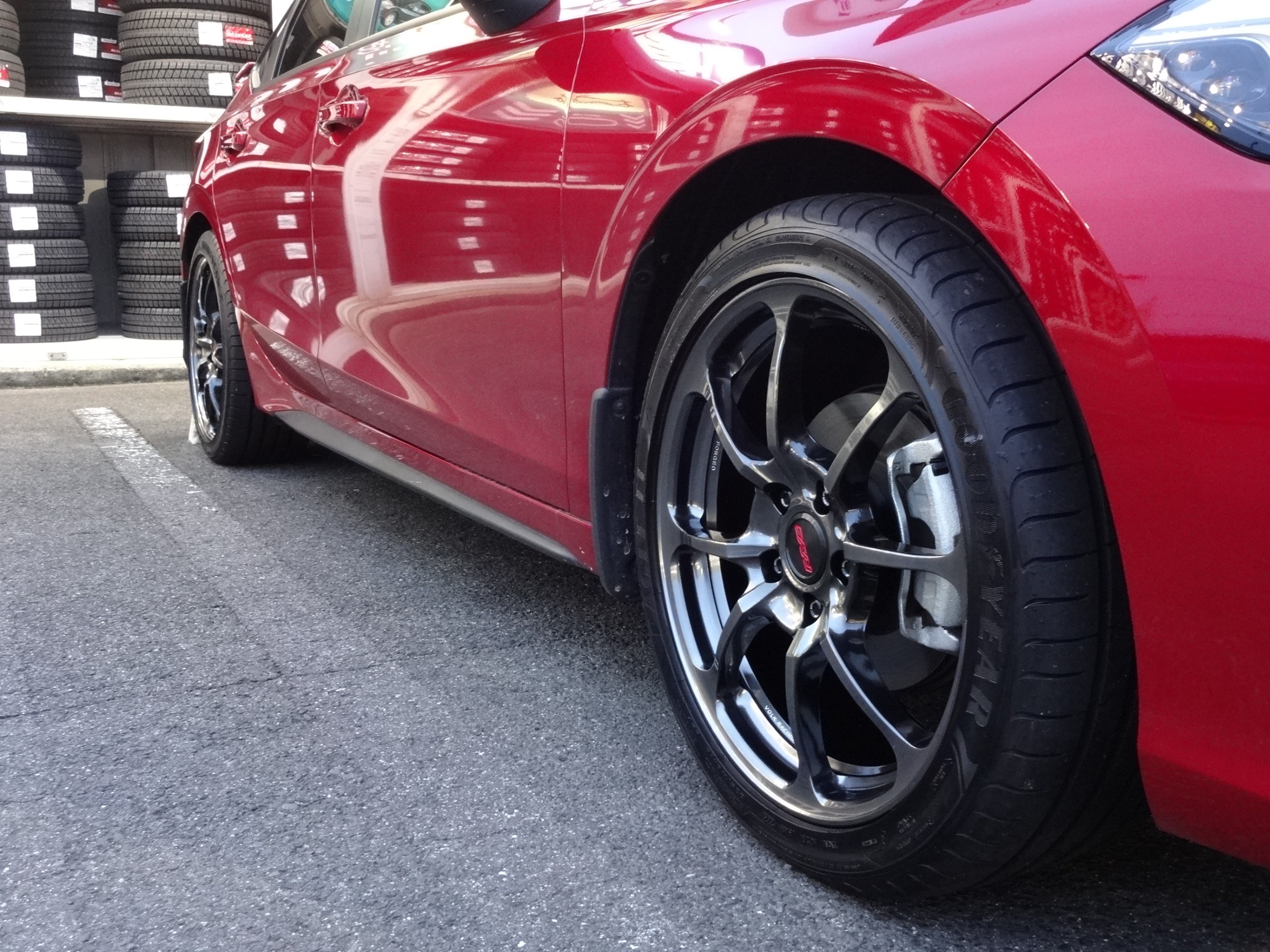 2022年秋ホイール装着事例 シビックFL1にVOLK RACING NE24 | ホンダ シビック | 今日の出来事 | コクピット 西部 ...