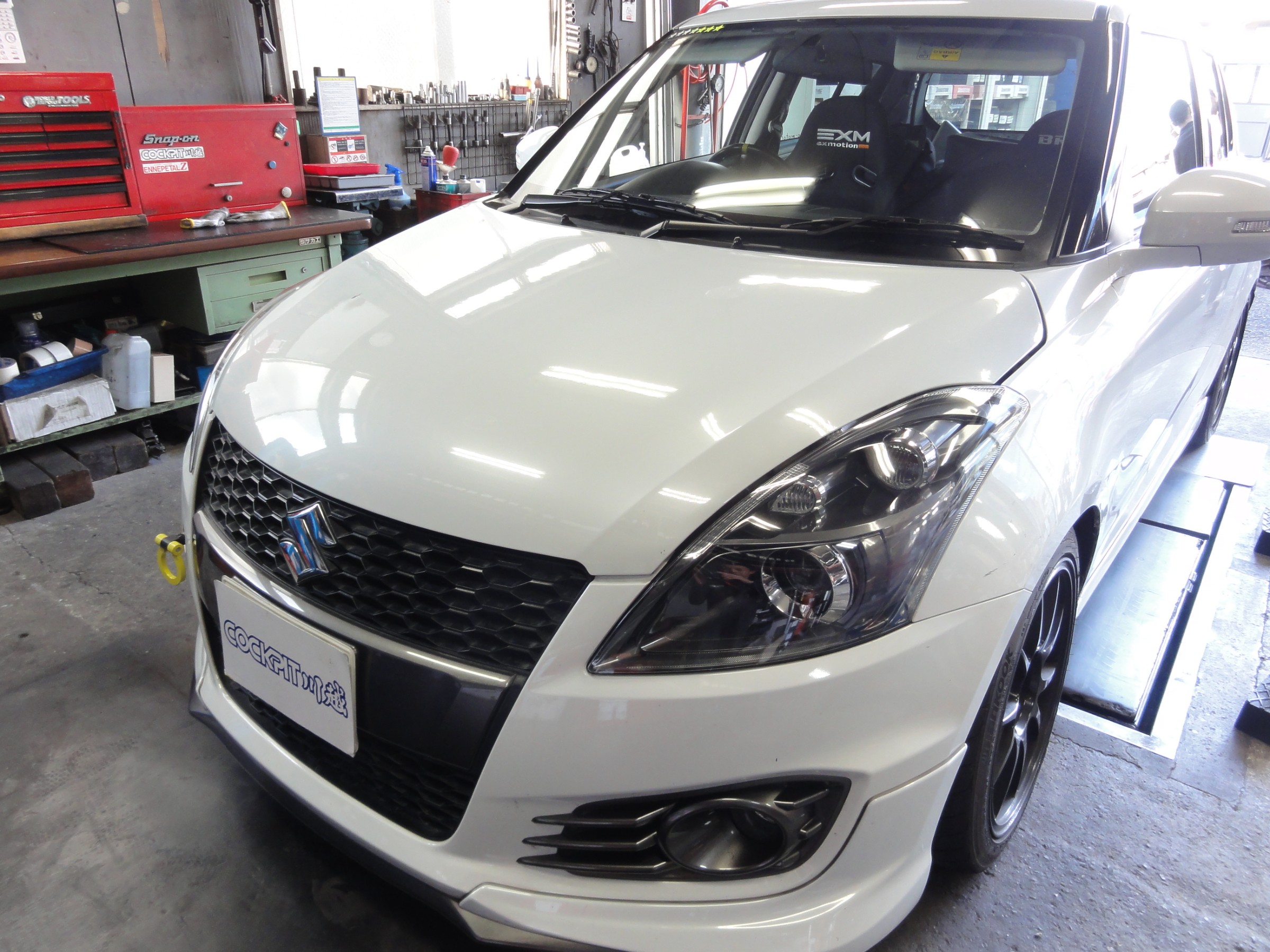 スイフトスポーツ（ZC32S）ミッションオイル交換。 | スズキ スイフト メンテナンス（オイル・バッテリー他） メンテナンス（オイル・バッテリー他） > ミッションオイル交換 | 作業日誌 ...