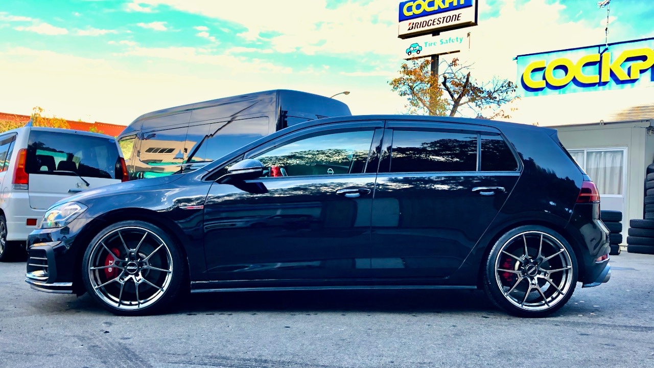 VW GOLF7.5 GTI Performance VOLK RACING G025（HK） MAXTON design UK ...