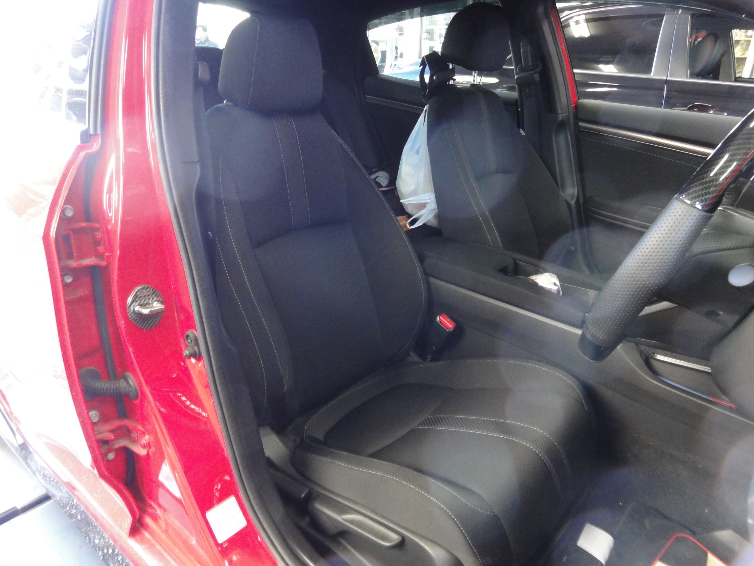 シビック（FK7）レカロ製リクライニングスポーツシート「SR-7 GK100」装着。 | ホンダ シビック インテリア インテリア > シート ...