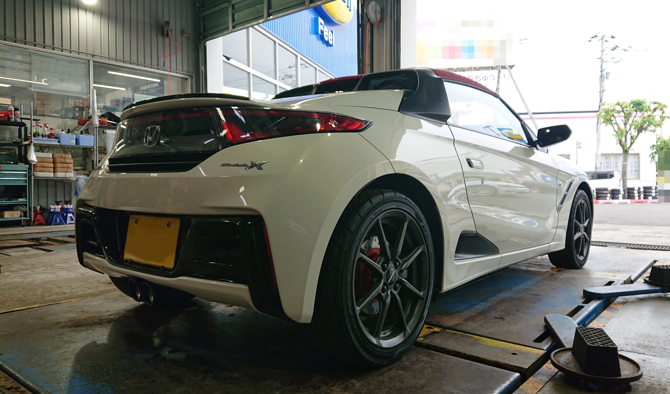 ARQRAY（アーキュレー）マフラー 取付 & HKS（エッチケーエス） Flash Editor 施工 ／ ホンダ S660 | ホンダ S660 吸・排気系 吸・排気系 > 吸排気系関連 ...