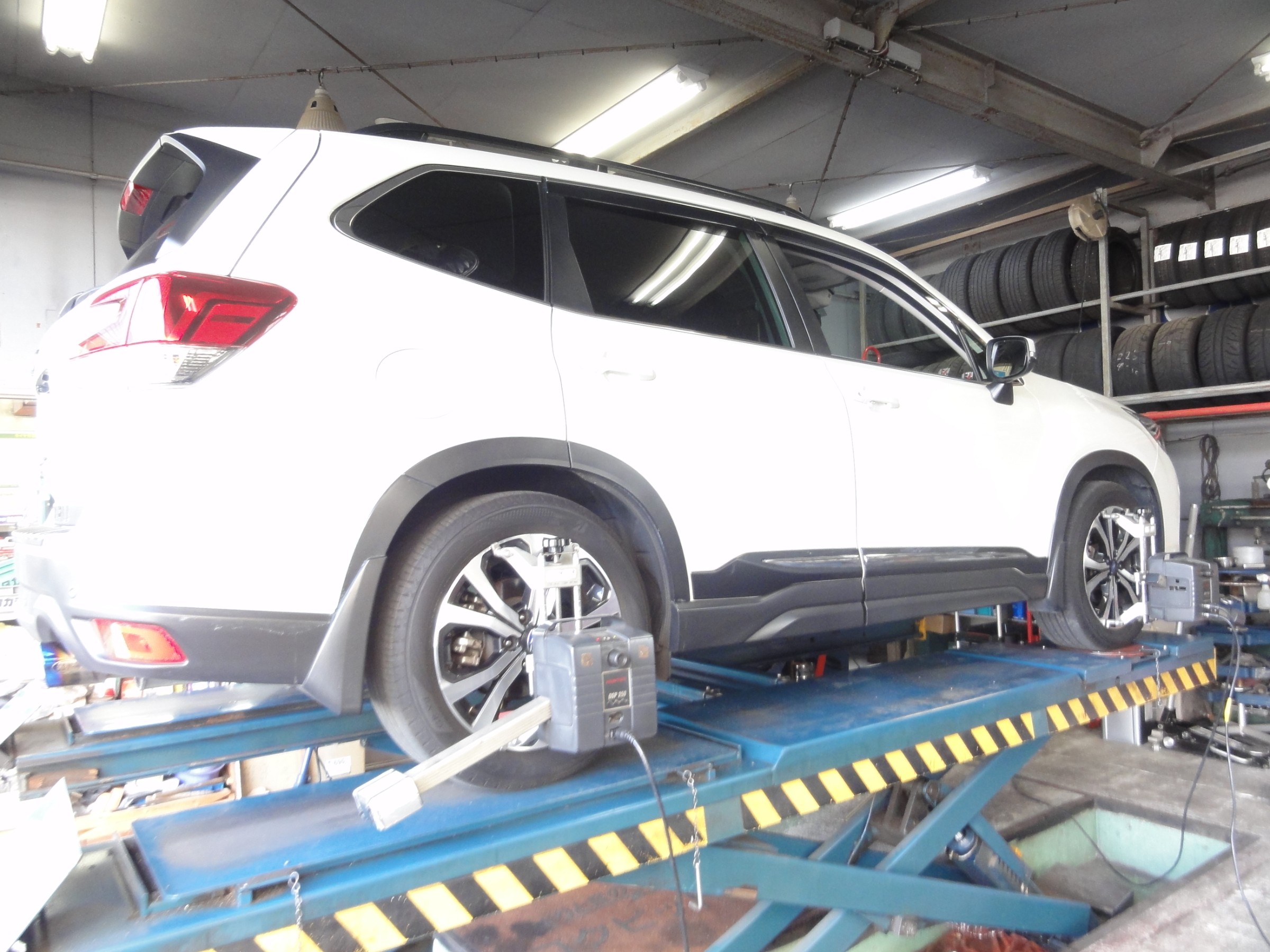 フォレスター（SK9）テイン製特注リヤスプリング装着＆アライメント作業。 | スバル フォレスター 足まわり（サスペンション・ブレーキ） 足まわり（サスペンション・ブレーキ ...