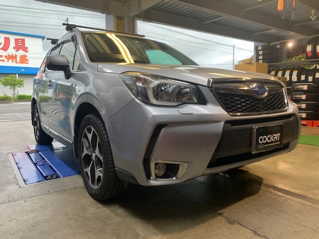 SUBARU FORESTER [SJ5] メンテナンス作業 NUTECエンジンオイル交換&CVTフルード交換・NGKスパークプラグ交換 ...