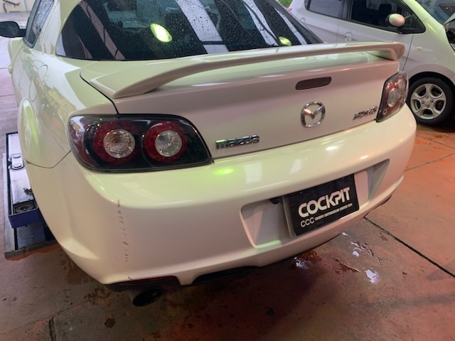 MAZDA RX-8 [SE3P] メンテナンス作業 NUTECエンジンオイル&ミッションオイル交換・CUSCOリアデフオイル交換・リア ...