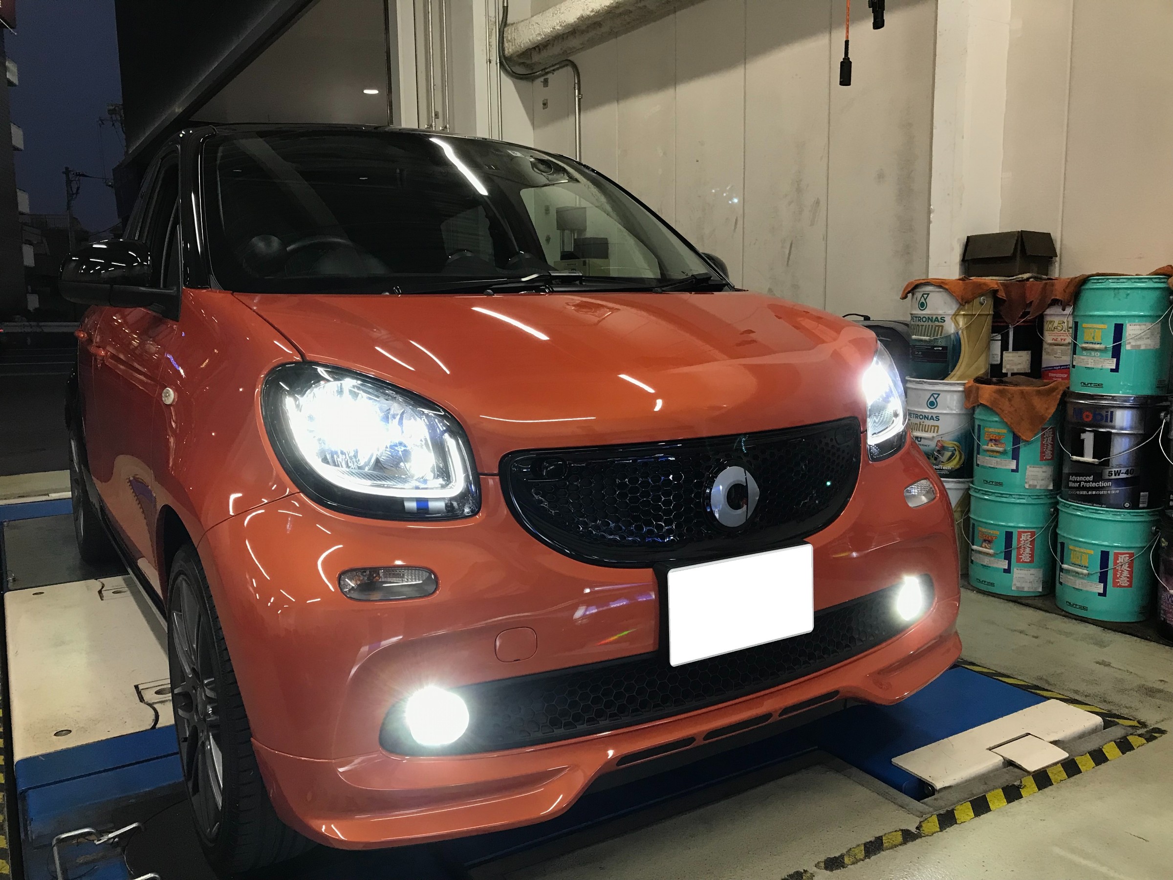 スマート フォーフォー（W453）…LED化。 | 取り付け事例 | コクピット21世田谷 | お店の取付加工事例紹介