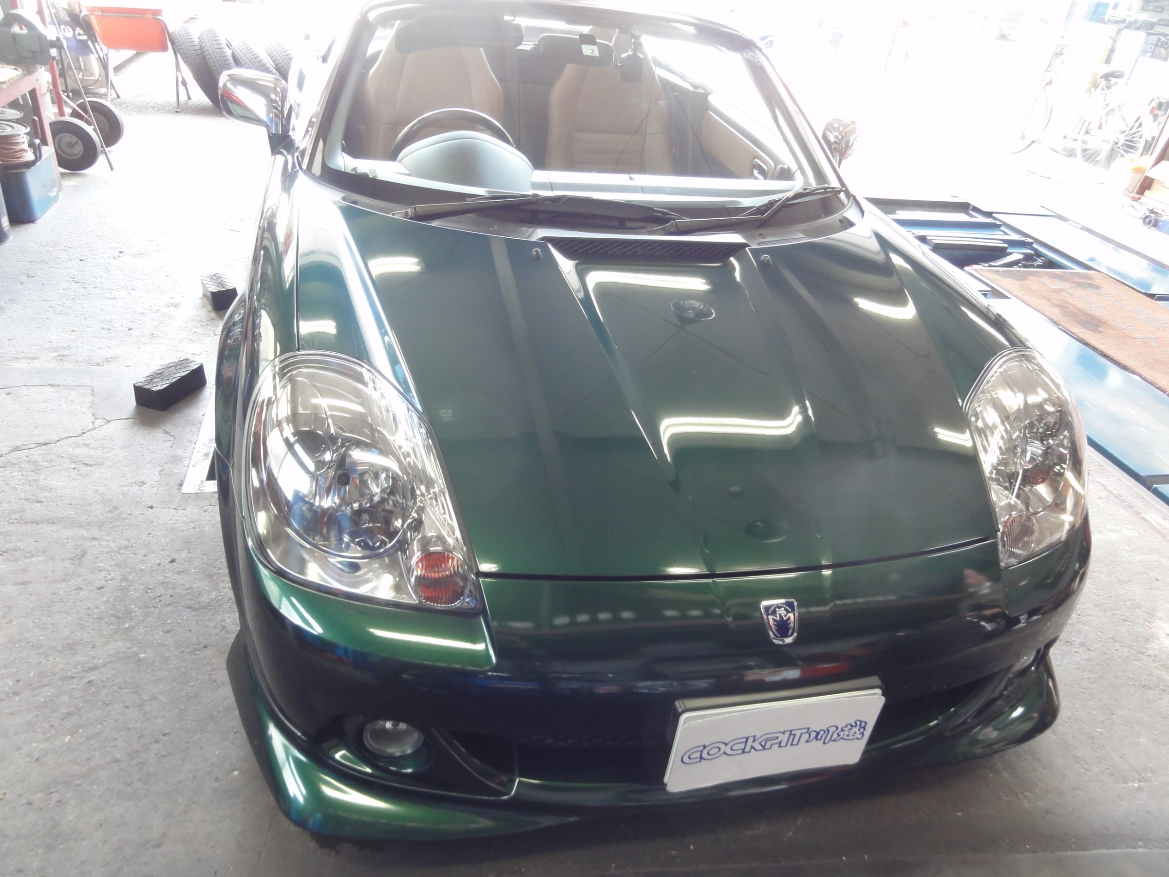 MRｰS（ZZW30）ナルディ製スポーツステアリング「クラシック」装着。 | トヨタ MR-S インテリア インテリア > ステアリング交換 | 作業日誌 | コクピット 川越 | お店の得意技紹介