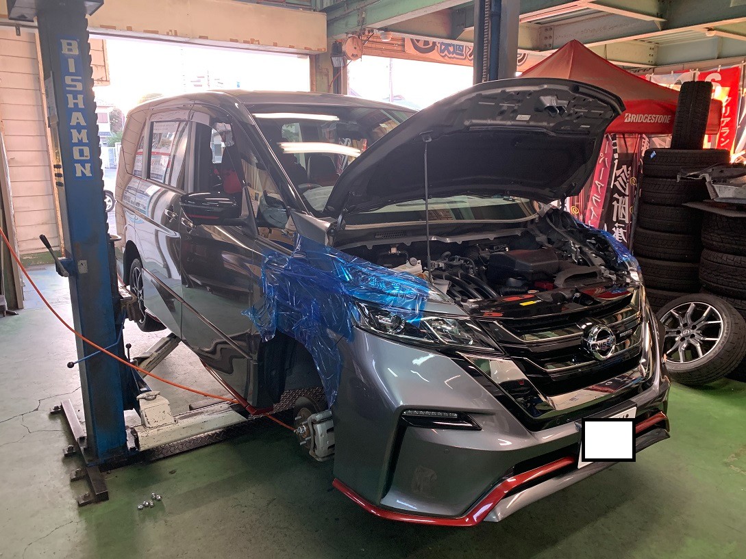 C27型セレナNISMOの足回り交換とインチアップ☆ | 日産 セレナ 足まわり（サスペンション・ブレーキ） 足まわり（サスペンション・ブレーキ） > サスペンションパーツ関連取付 ...