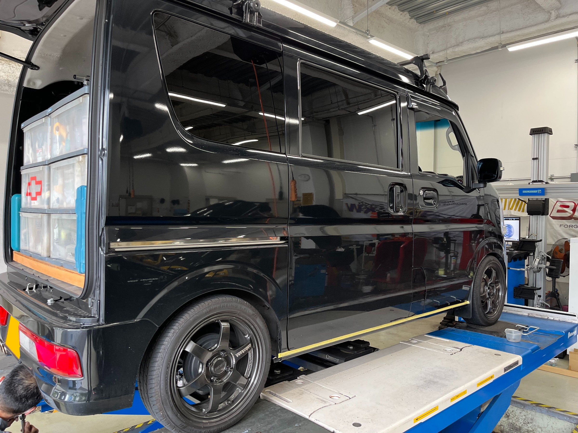 エブリイ（DA17）… パフォーマンスダンパー。 | 取り付け事例 | コクピット21世田谷 | お店の取付加工事例紹介