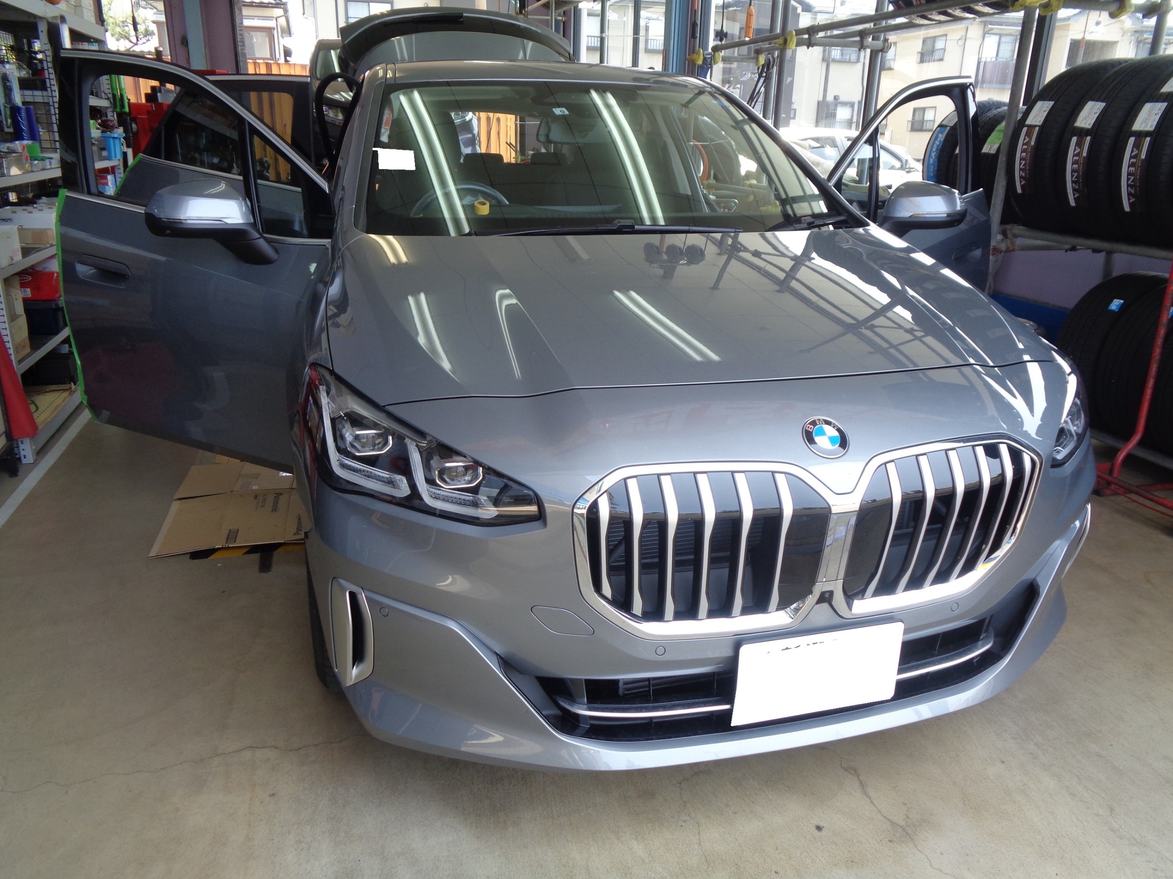 BMW NEWアクティブツアラーに前後ドライブレコーダー取付！ | BMW 2シリーズ AV・カーナビ・ドライブレコーダー・ETC AV ...