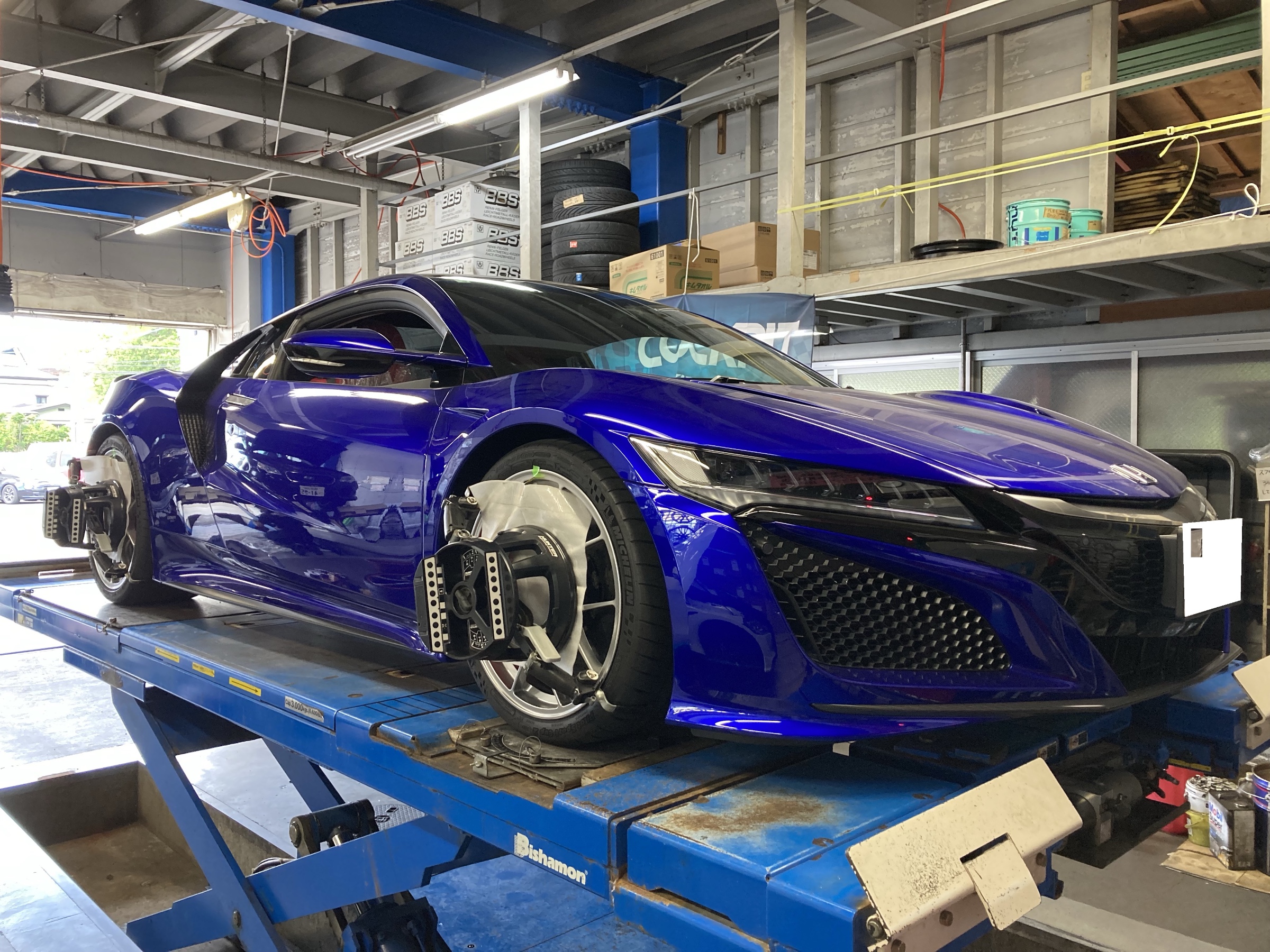 珍しく【NC1×2】そして【R35】も！！ | ホンダ NSX ホイール ホイール > 4輪トータルアライメント測定・調整 | スタッフ日記 ...