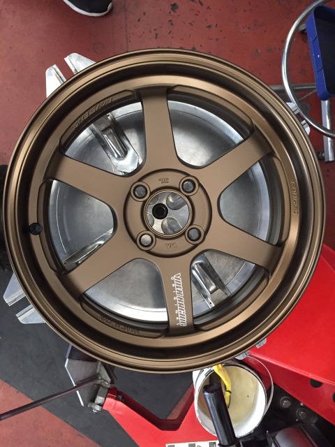 HONDA S660 ＆ RAYS TE37KCR for X`smas | ホンダ S660 ホイール ホイールコーティング | スタッフ 日記 | コクピット 荒井 | 車のカスタマイズに ...