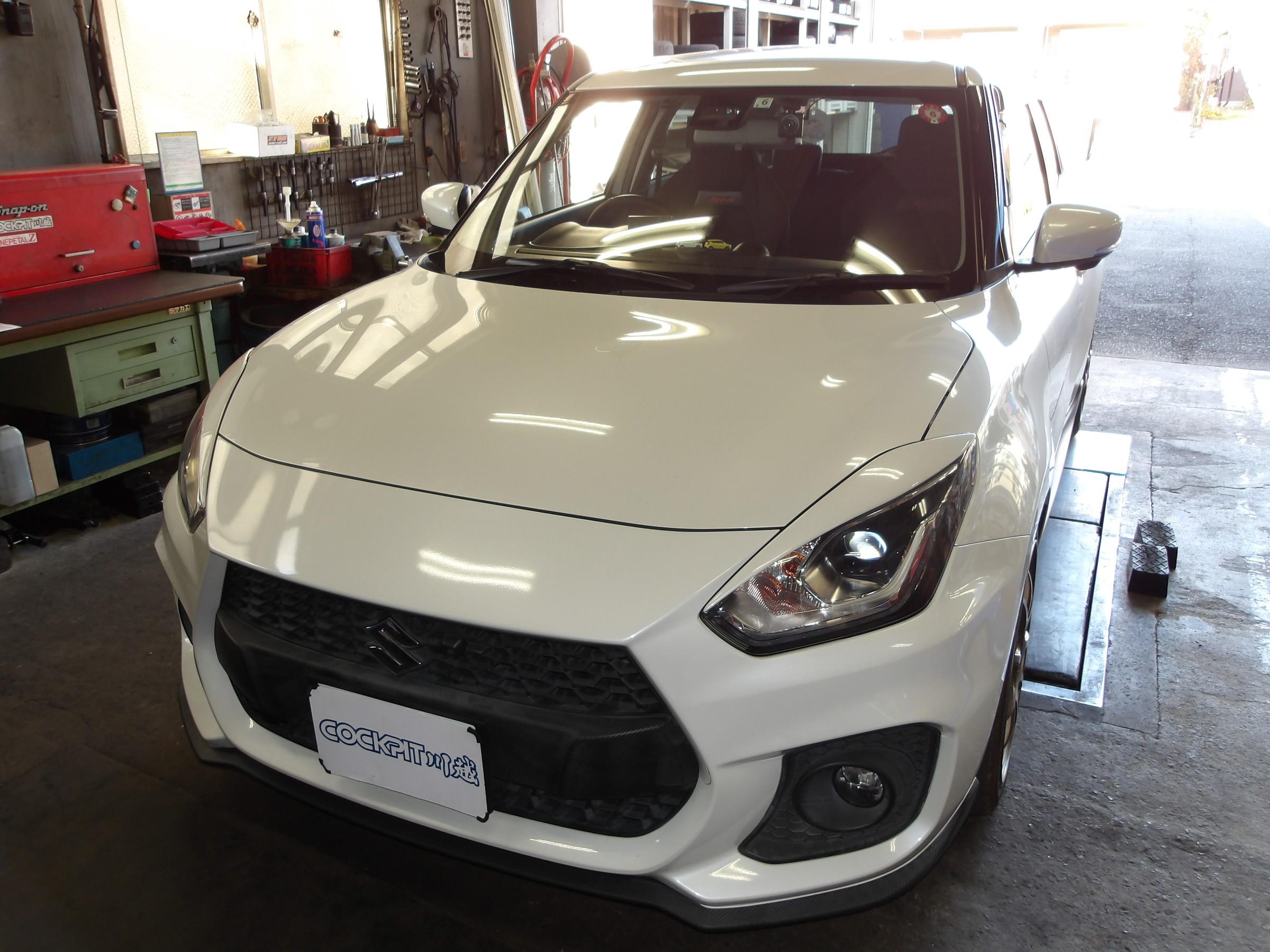 スイフトスポーツ（ZC33S）TMスクエア製ストリートスポーツブレーキパッド装着。 | スズキ スイフトスポーツ 足まわり（サスペンション・ブレーキ） 足まわり（サスペンション・ブレーキ ...