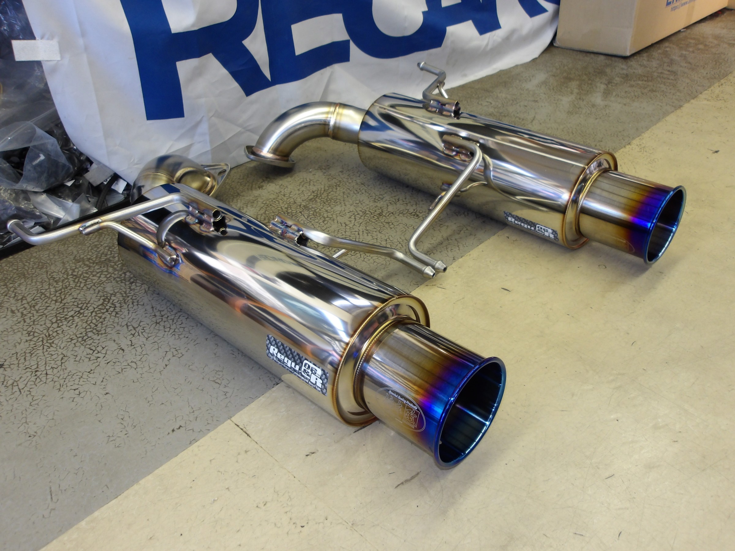 レガシィ B4（BL5）柿本製スポーツマフラー「Regu.06&R（保安基準適合）」装着。 | スバル レガシィB4 吸・排気系 吸・排気系 ...