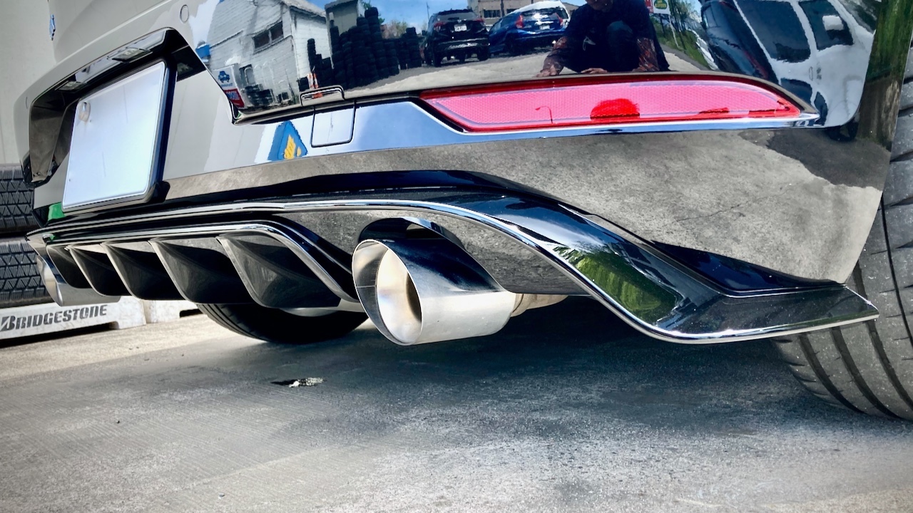 VW GOLF7.5 GTI Performance TCR Rear Diffuser MAXTON design UK ...