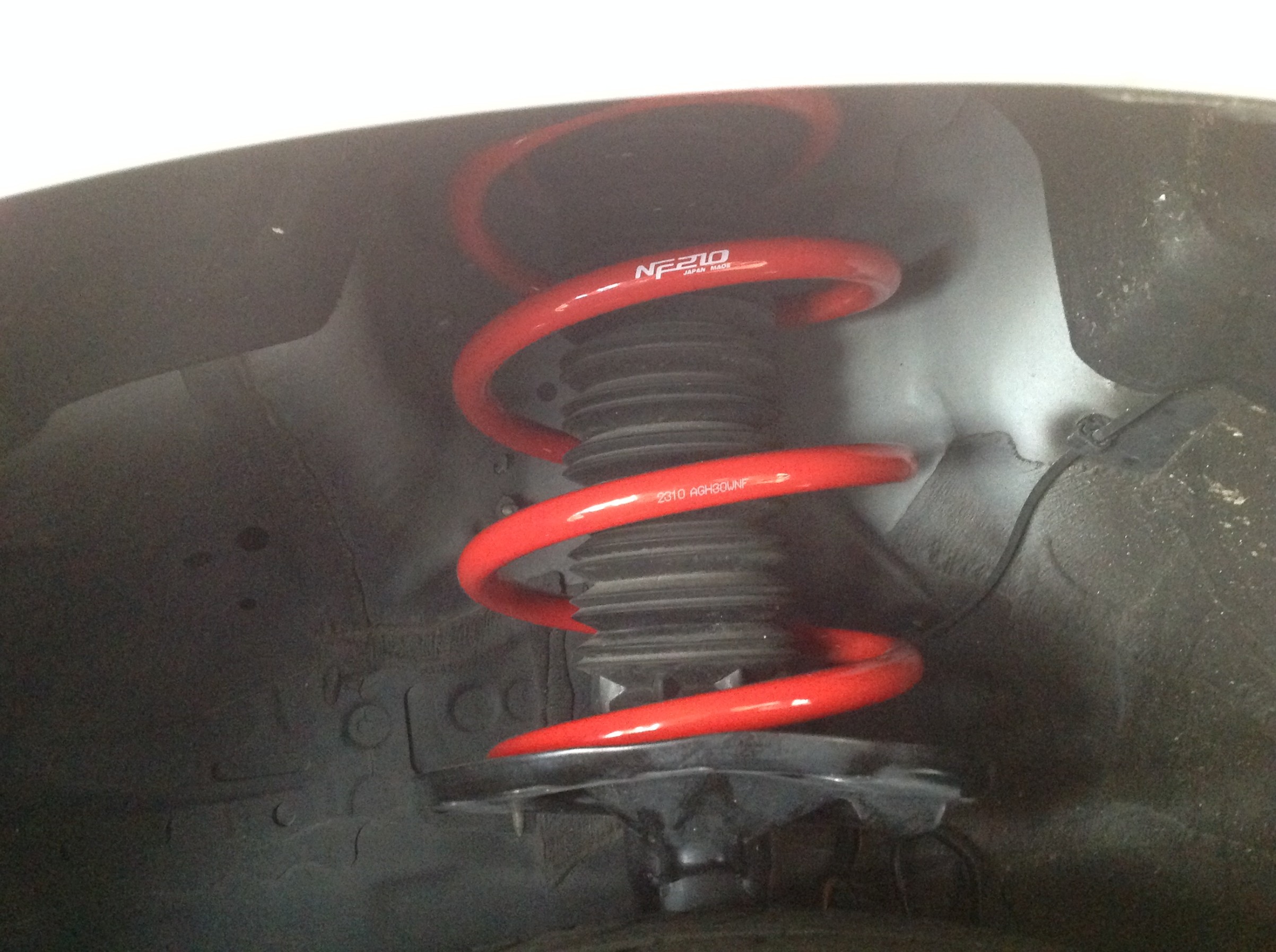 TANABE サステックNF210スプリングでスタイリッシュにローダウン ♪ | トヨタ アルファード 足まわり（サスペンション・ブレーキ ...