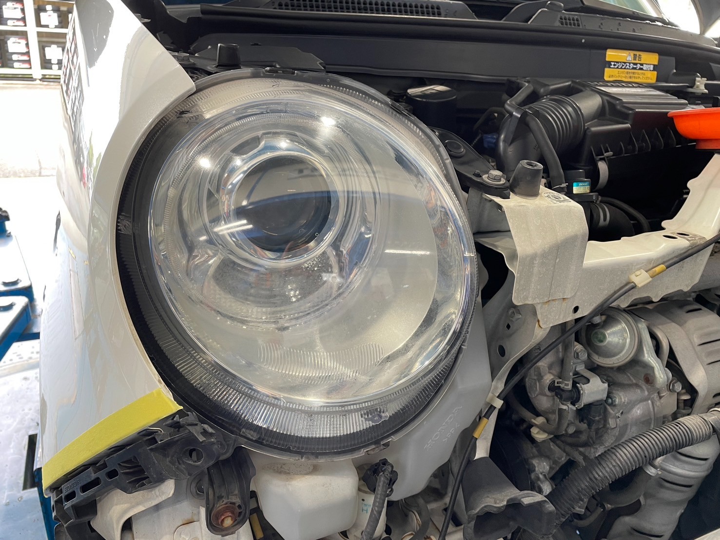 ★ホンダ N-ONEヘッドライト リフレッシュ★ | ホンダ N-ONE HID・LED（その他電装系） HID・LED（その他電装系） > LED取付 | スタッフ日記 | スタイル ...