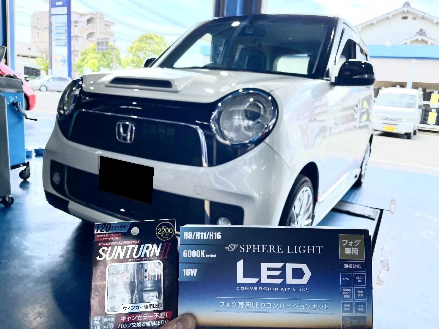★ホンダ N-ONEヘッドライト リフレッシュ★ | ホンダ N-ONE HID・LED（その他電装系） HID・LED（その他電装系） > LED取付 | スタッフ日記 | スタイル ...