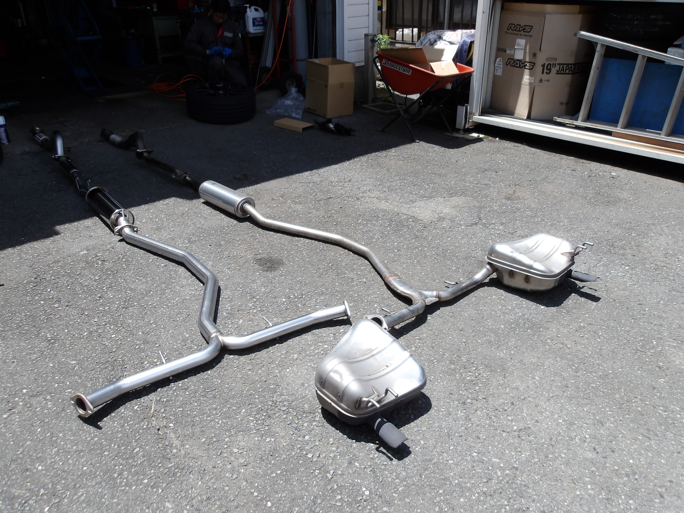 シビック（FL1）スプーン製「N1マフラーキット（保安基準適合）」装着。 | ホンダ シビック 吸・排気系 HID・LED（その他電装系） > マフラー交換 | 作業日誌 | コクピット 川越 ...