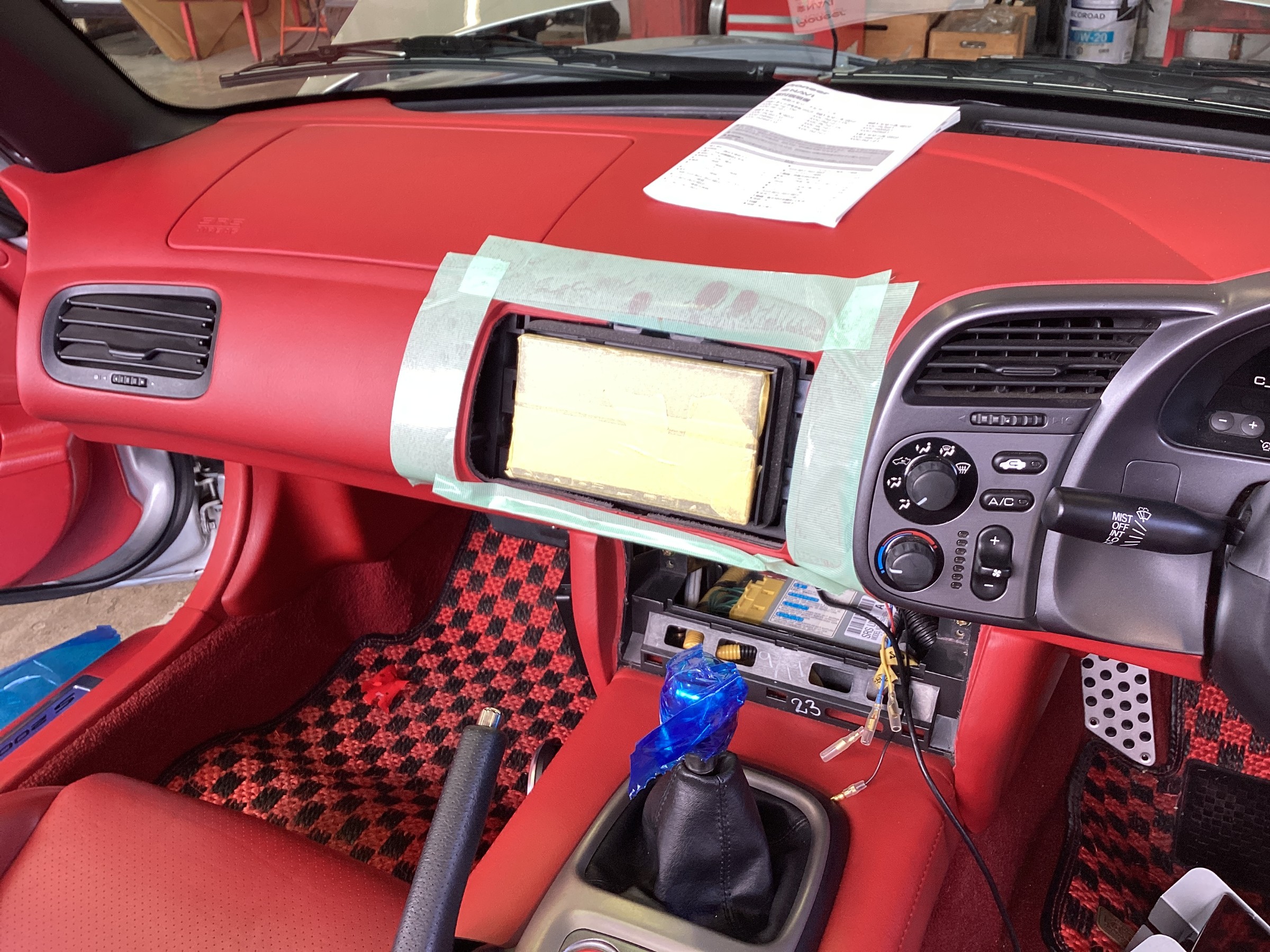 S2000 AP1 ナビゲーション取り付けます！ | ホンダ S2000 AV・カーナビ・ドライブレコーダー・ETC | カスタマイズ別 ...