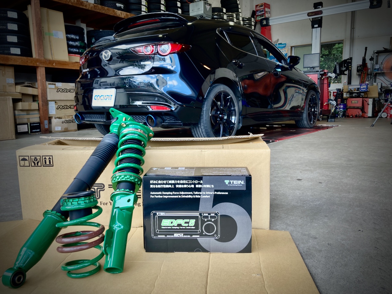 BPFP MAZDA3 FASTBACK TEIN FLEX Z EDFC5 | マツダ MAZDA3 足まわり（サスペンション・ブレーキ） 足まわり（サスペンション・ブレーキ ...