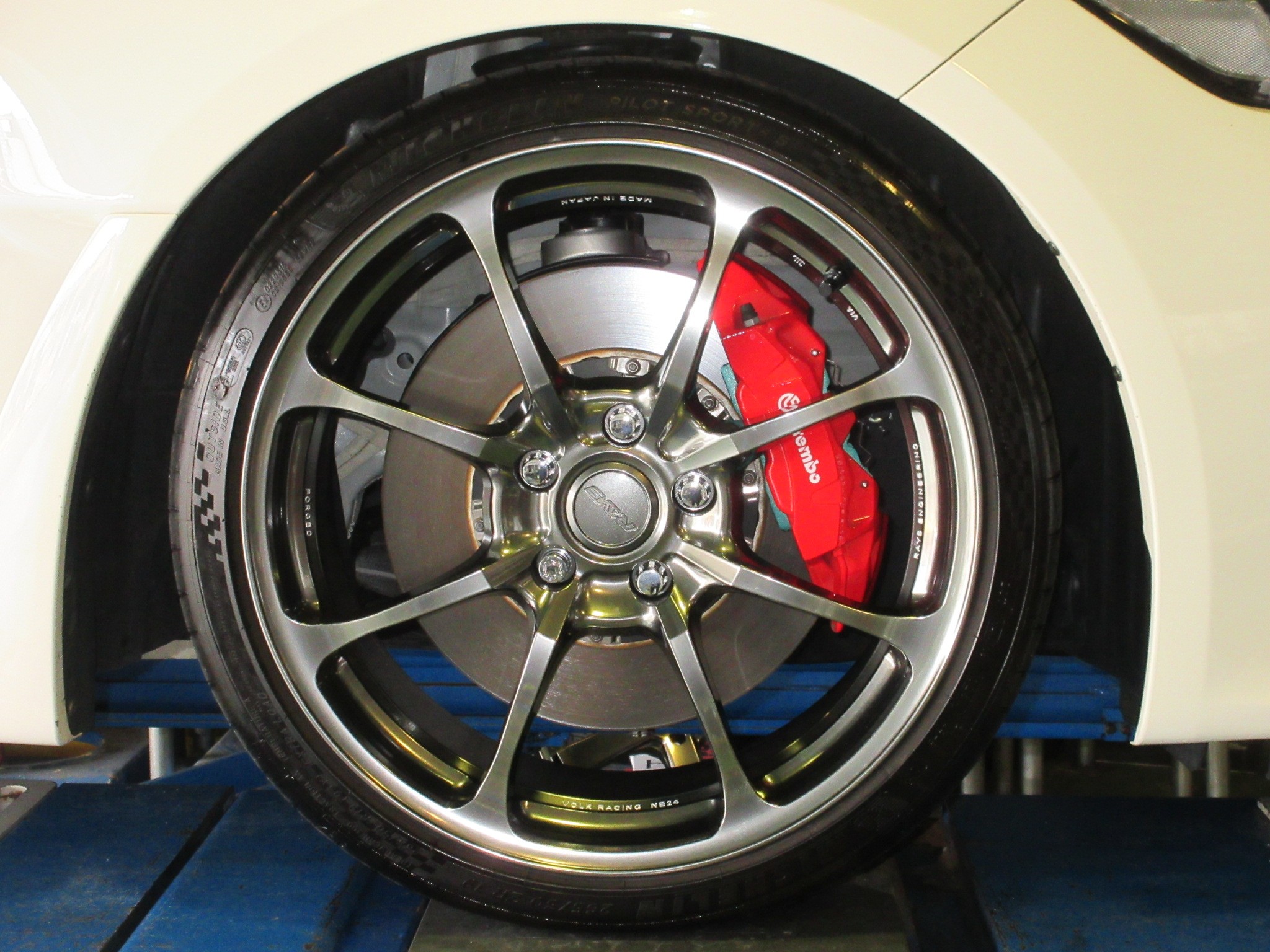 ホイール交換後のアライメント調整 | ホンダ シビックタイプR ホイール アライメント調整 | STAFF日記 | コクピット さつま貝塚 ...