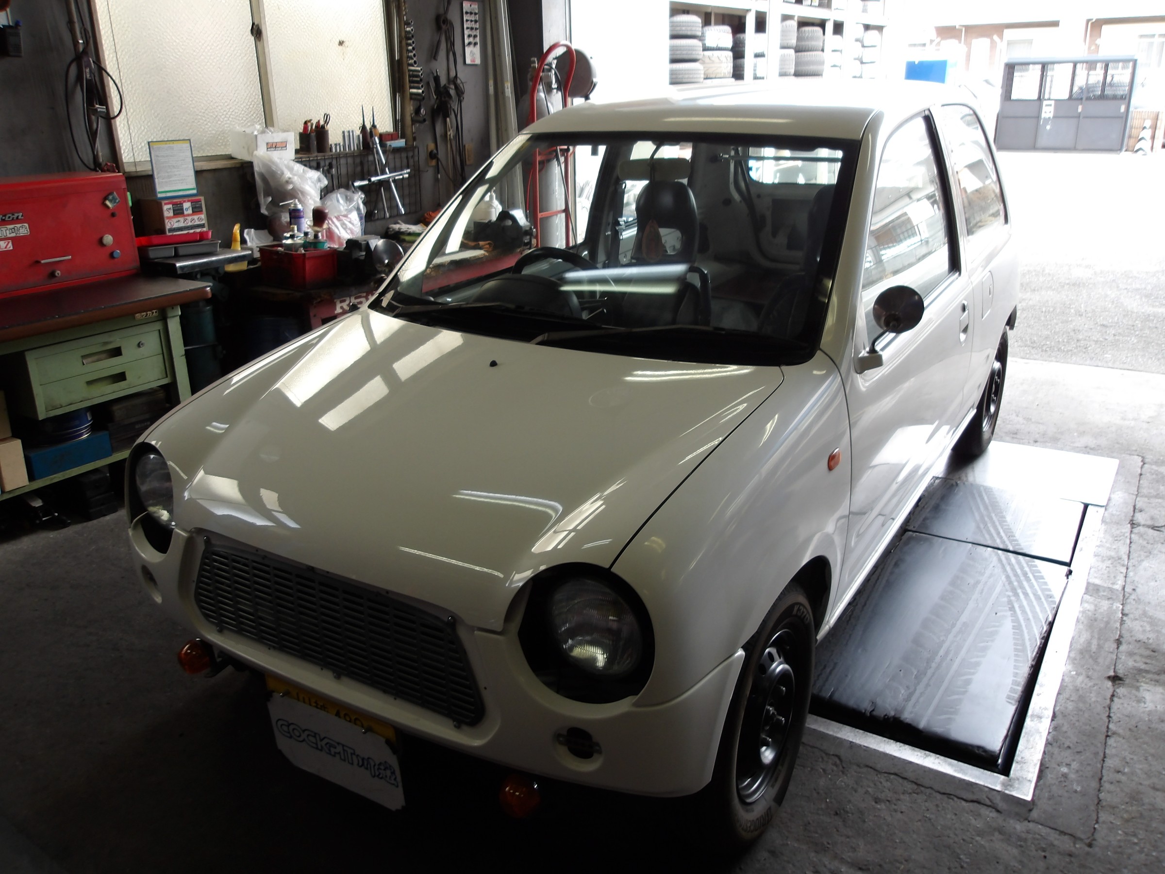 キャロル（AC6P）レカロ製コンフォートバケットシート「RCS」装着（左右） | マツダ キャロル インテリア インテリア > シート交換 | 作業日誌 | コクピット 川越 | お店の得意技紹介