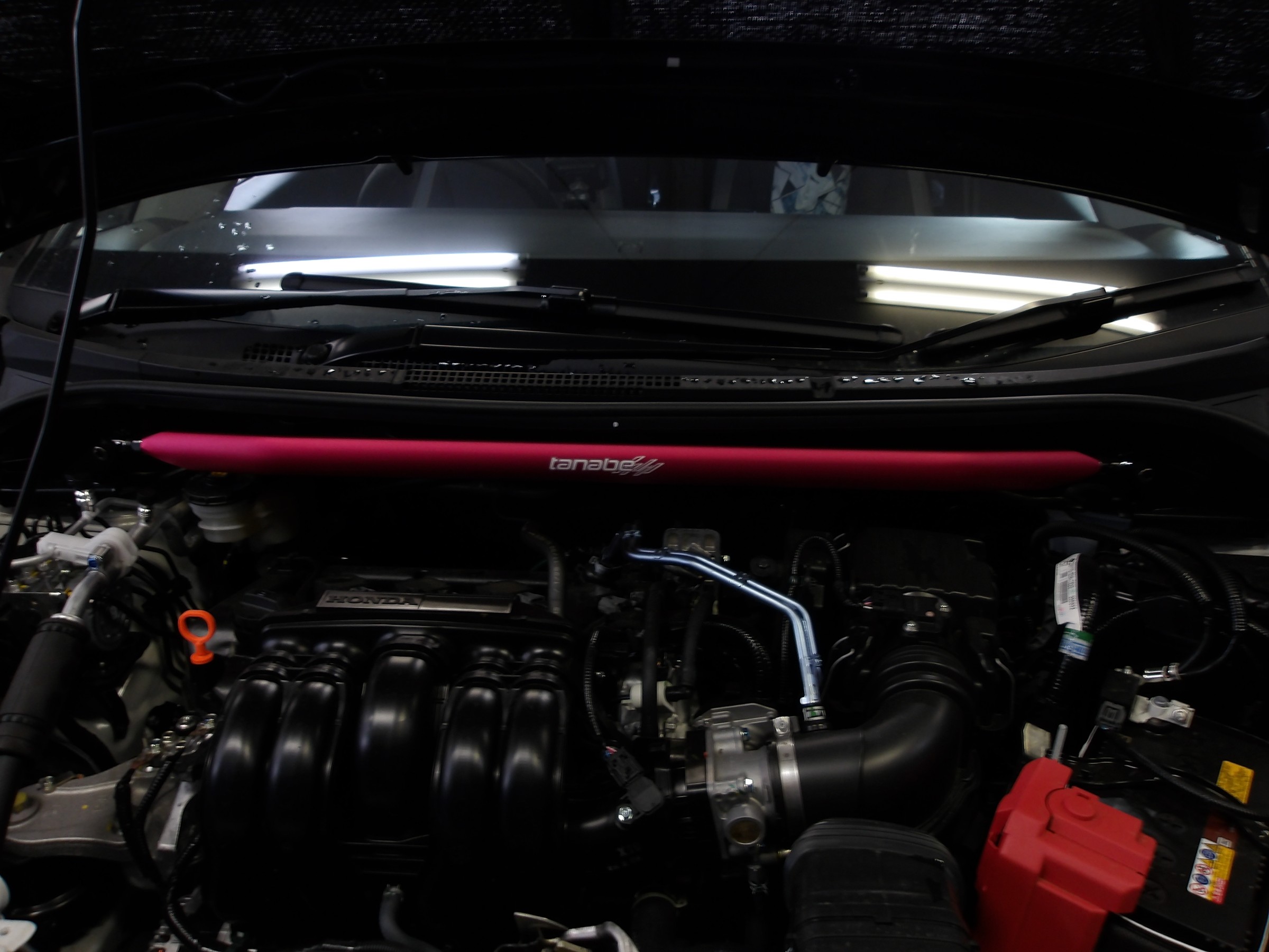 フィットRS（GS4）タナベ製ローダウンスプリング「サステック：FUNTORIDEスプリング」装着＆アライメント作業。 | ホンダ フィット 足まわり（サスペンション・ブレーキ） 足まわり ...