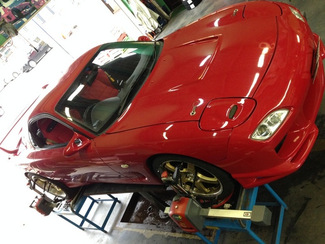 TEIN MONOスポーツ ＋ EDFCアクティブPRO＠RX-7（FD3S） | スタッフ日記 | コクピット 魚津 | 車のカスタマイズにかかわるスタッフより