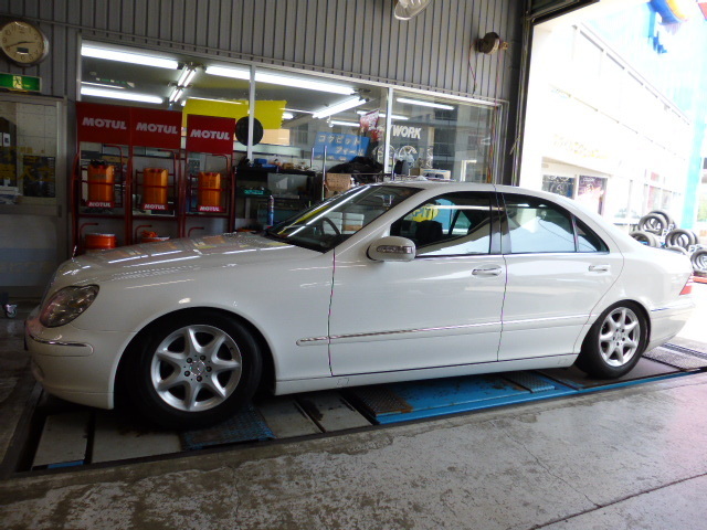 M.BENZ Sクラス にホイール取付 ／ WORK wheels GNOSIS HS203 | Feel Book | スタイルコクピット ...