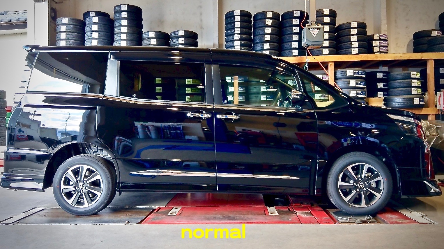 90系 ノア ヴォクシー VOXY 車高調 TEIN FLEX-Z 取り付けセット 全長調整式減衰力調整16段 千葉県柏市の店舗で取り付け 待望