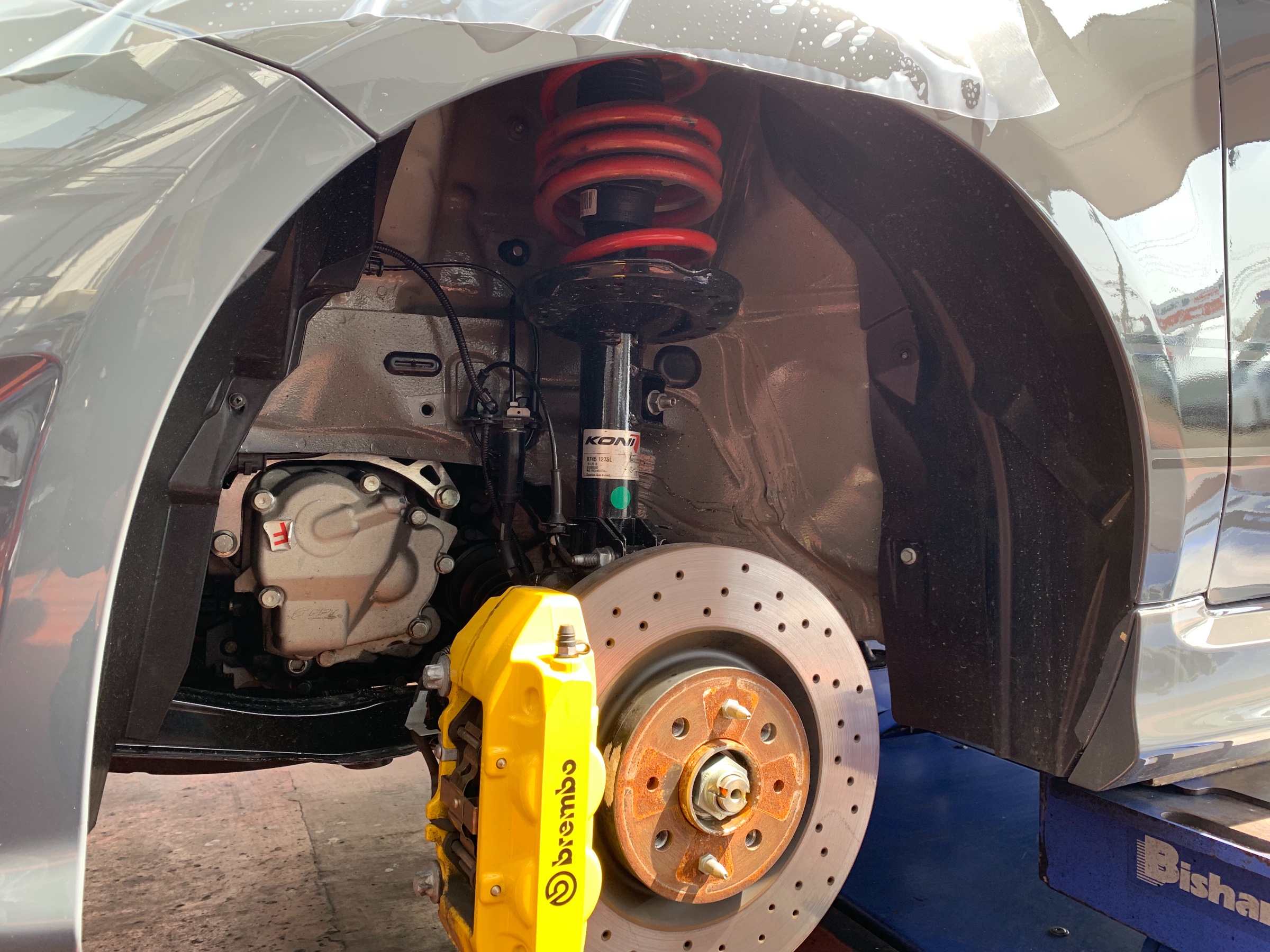 ABARTH 595 SPIRIT サスキット ＆ SPOON リジカラ取付 | フィアット 500 アバルト 足まわり（サスペンション ...