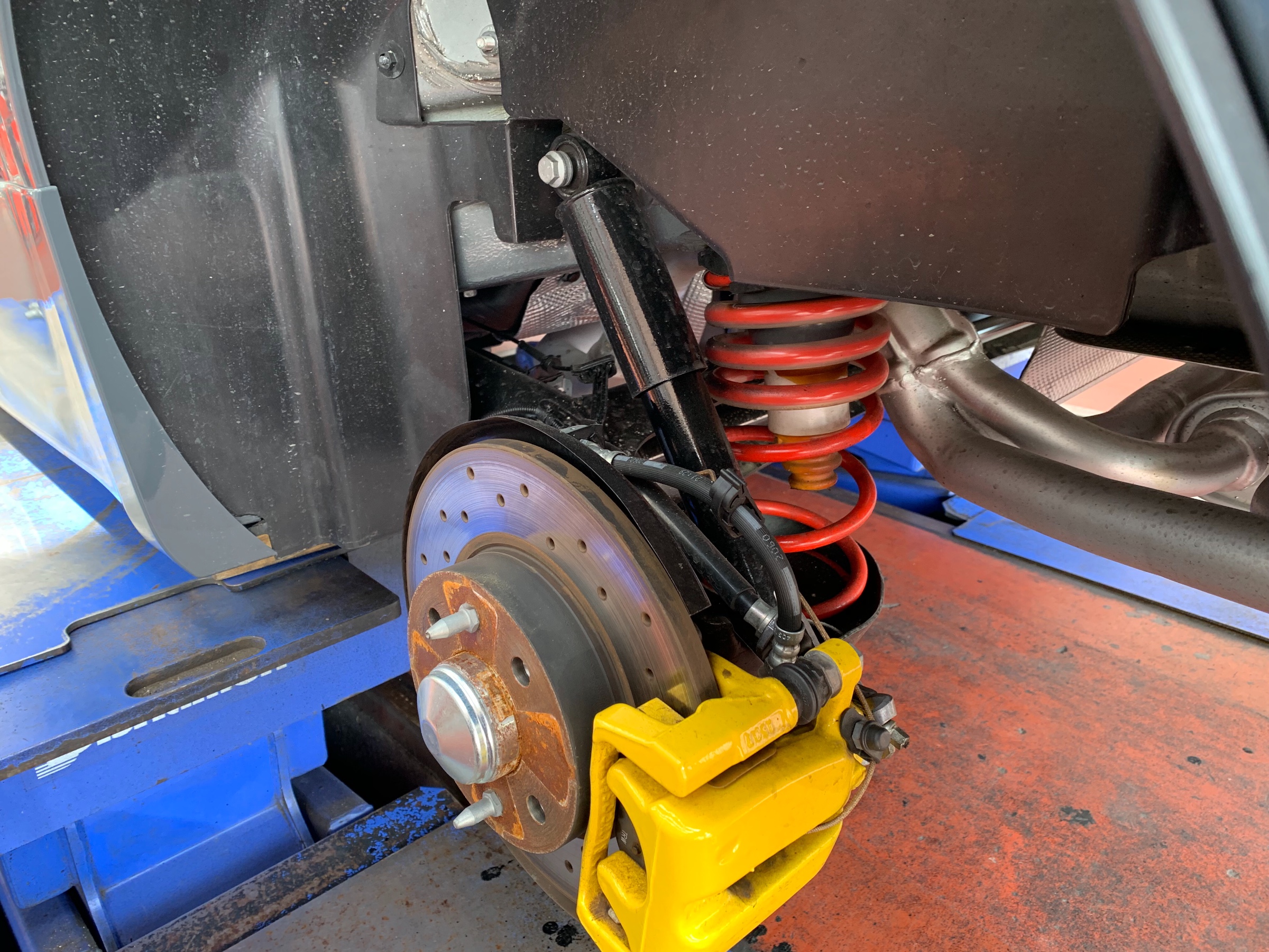 ABARTH 595 SPIRIT サスキット ＆ SPOON リジカラ取付 | フィアット 500 アバルト 足まわり（サスペンション ...