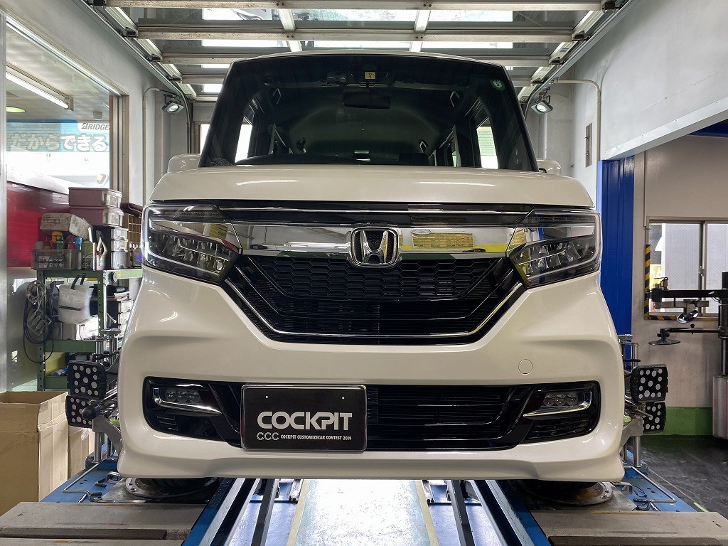 N-BOXカスタム SSRプロフェッサーSP4R/Adrenalin RE004・柿本GTbox 06＆S・TEINフレックスZ装着 | ホンダ N-BOXカスタム ホイール ホイール > 4 ...